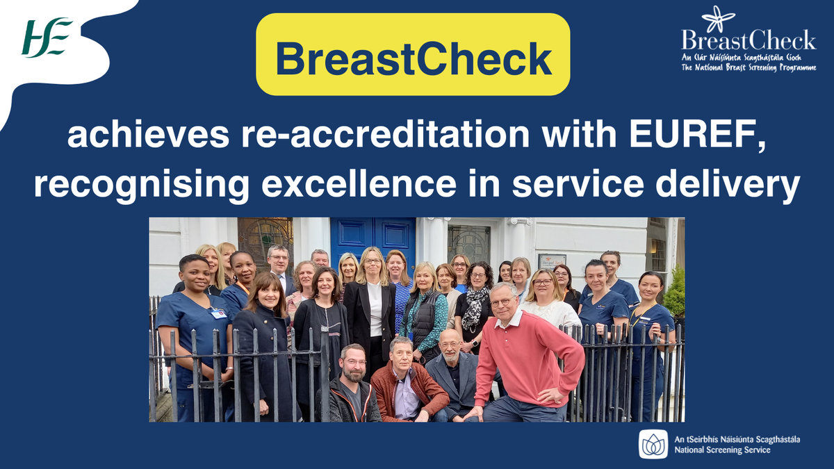 BreastCheck achieves re-accreditation from EUREF, recognising ...