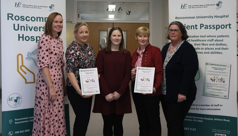Roscommon Hospital patient passport to support person-centred care