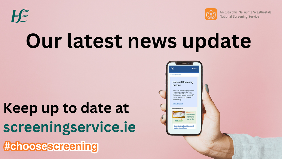 Latest news update from the National Screening Service – September 2024 ...