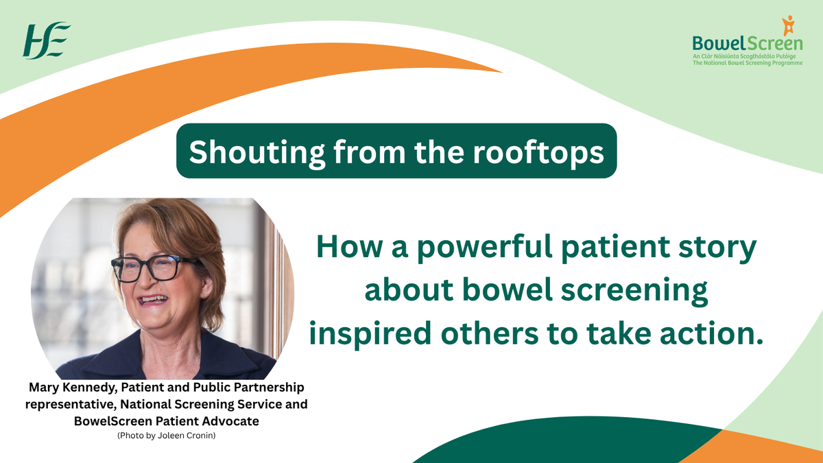 Shouting from the rooftops: how a powerful patient story about bowel ...